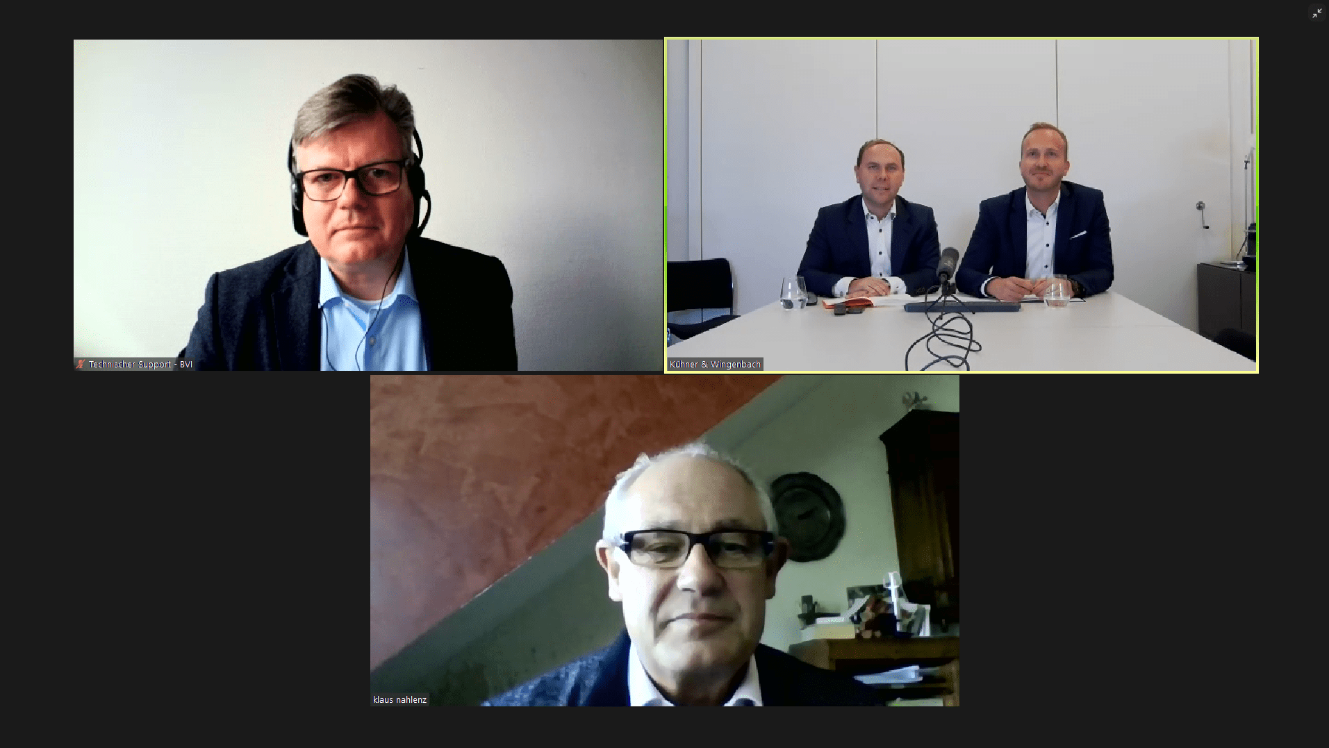 BVI-Expertentalk zur Unternehmensnachfolge - Imovion